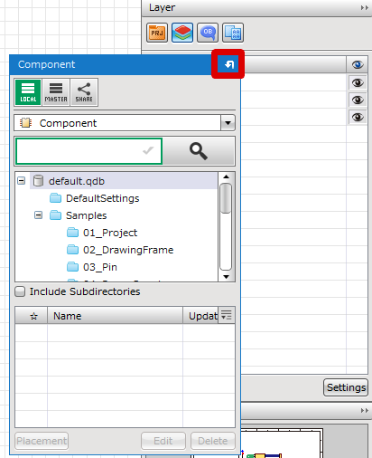 Quadcept - Changing the Window Layout (Docking/Floating)